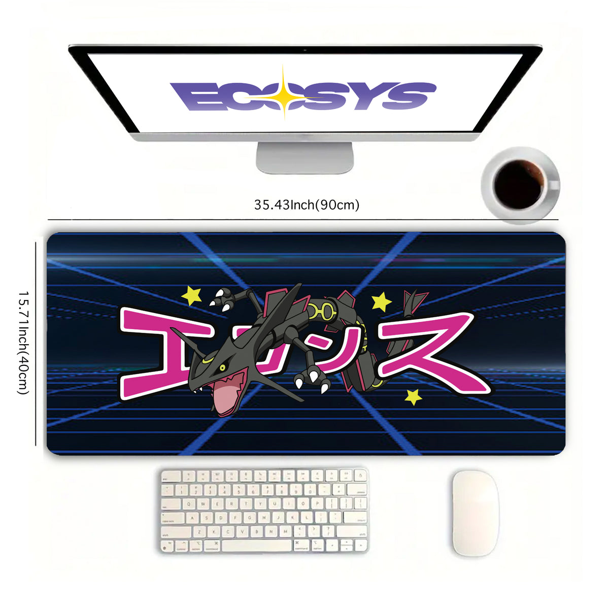 *Sample* Shiny Rayquaza Mouse Pad – EcosysLA
