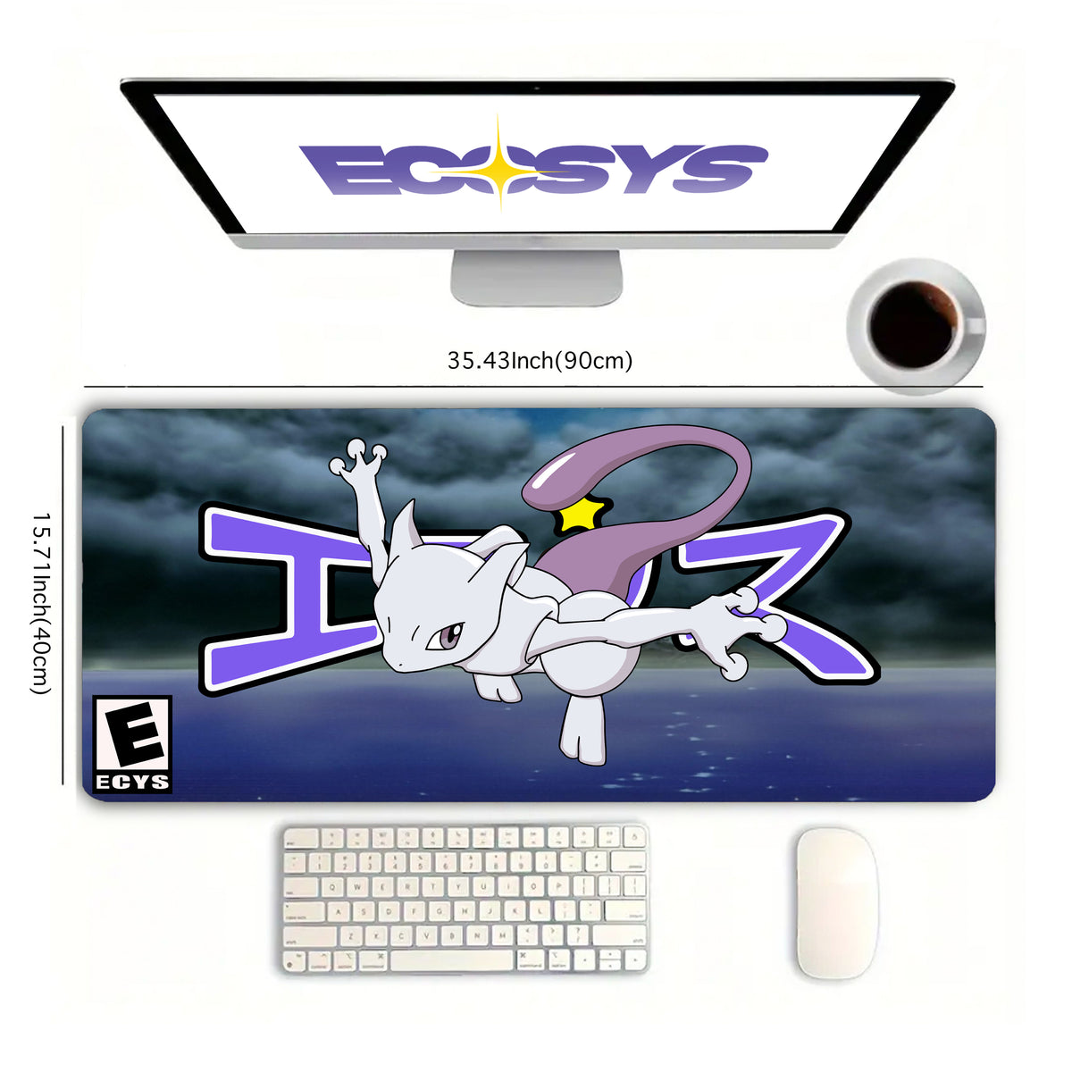 *Sample* Mewtwo Mouse Pad – EcosysLA